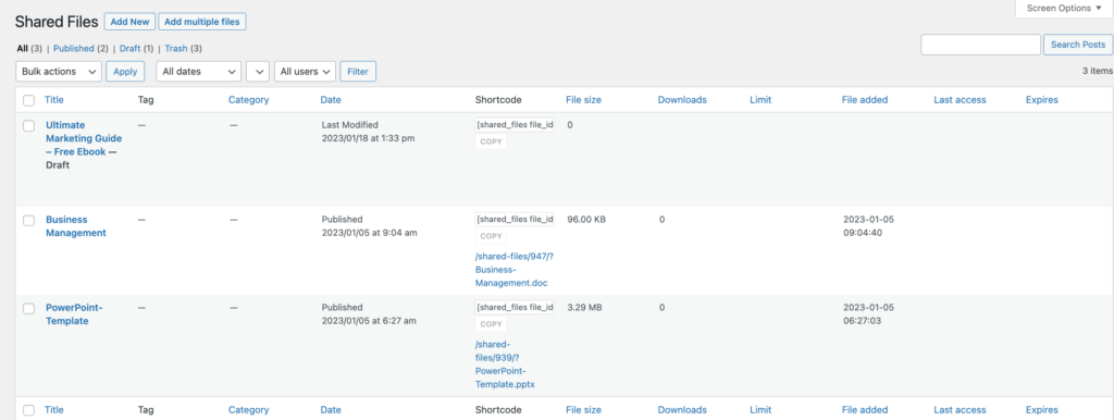 How to Limit the Number of Downloads Per File Using Shared Files Pro ...