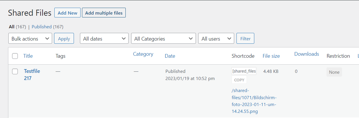 How to Add Downloadable Files to Blog Posts in WordPress - Shared Files PRO
